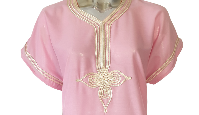 Egyptian Traditional Clothing | Pink Traditional Dress (Galabeya)